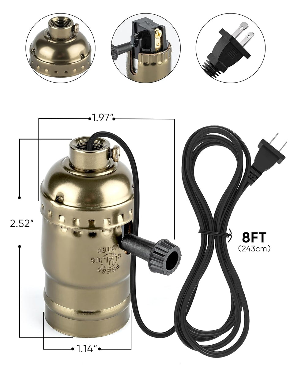 JACKYLED Lamp Socket Replacement