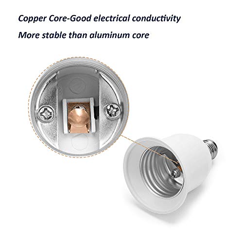 E12 to E26/E27 Adapter Chandelier Light Socket – JACKYLED